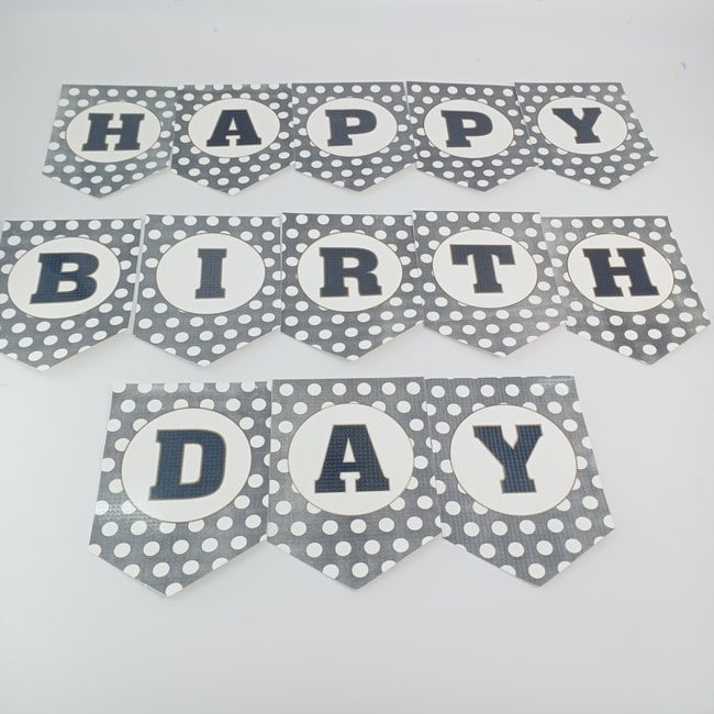 Happy Birthday banner - Polka Dots - EKPS0021 – Extrokids