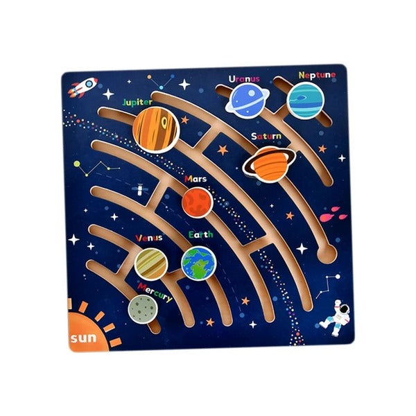 Wooden Solar System Maze - EKT3164 – Extrokids