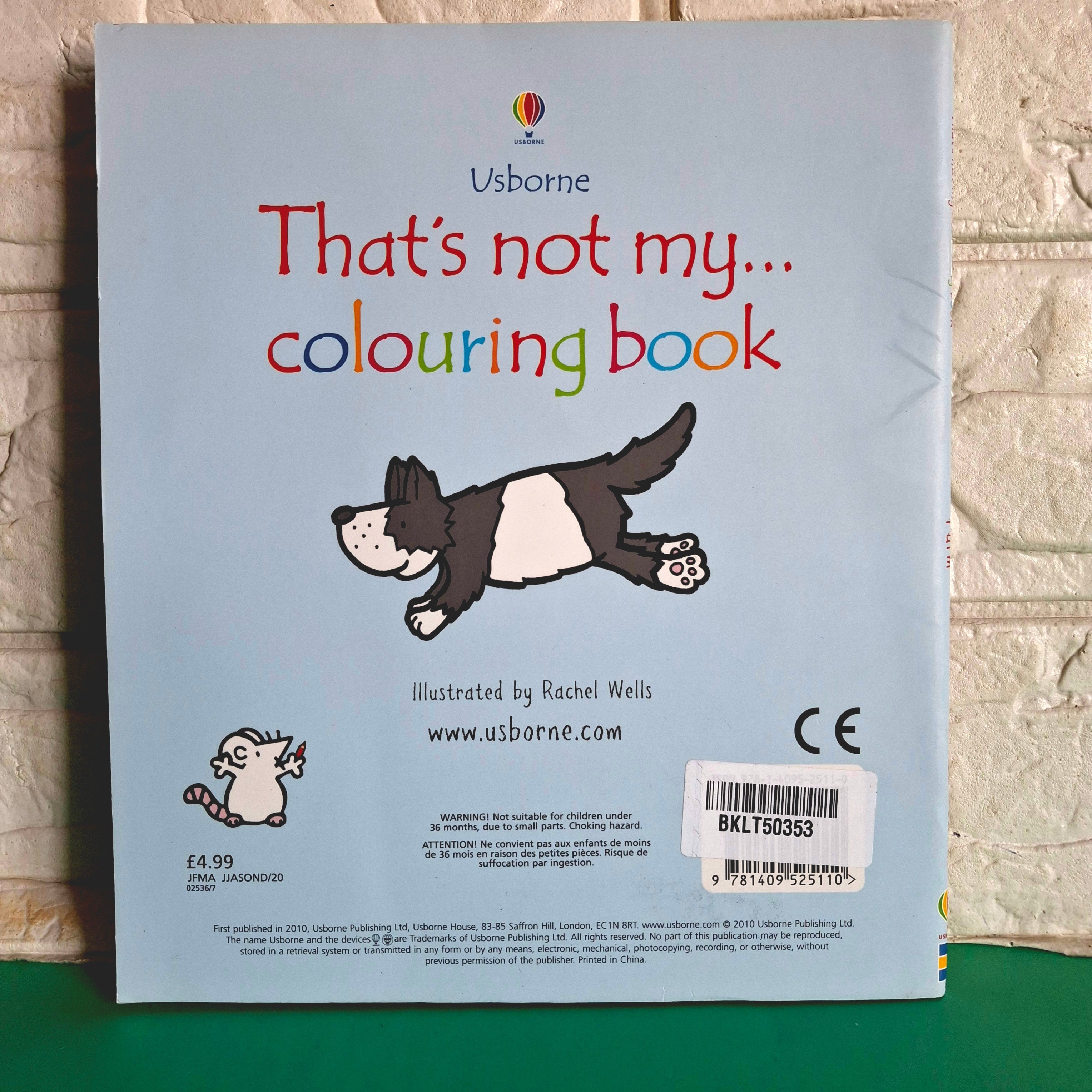 That’S Not My Colouring Book - BKLT50353 – Extrokids