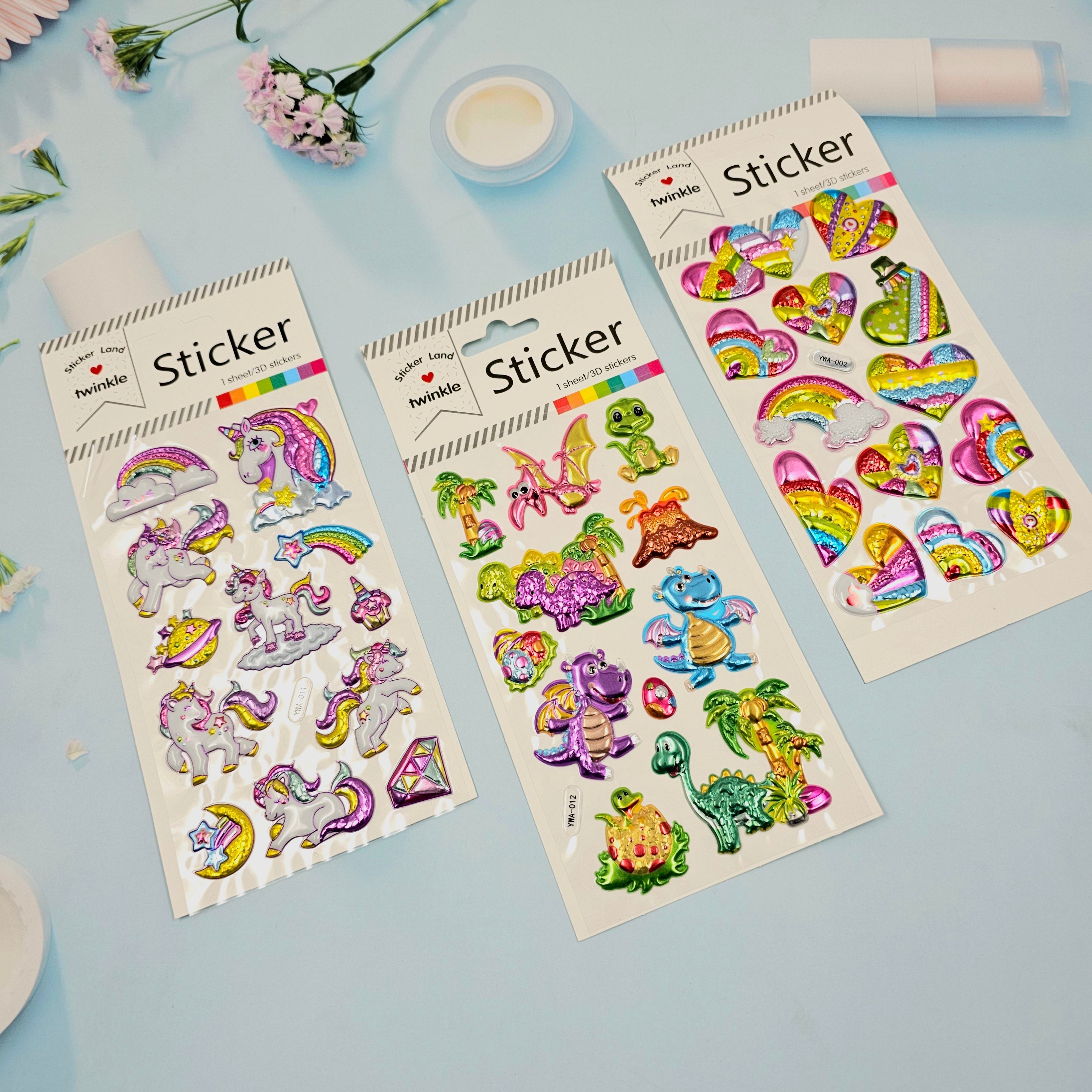 3D Twinkle Sticker 1 Pcs Random Design Will Be Shipped - EKC2155 ...