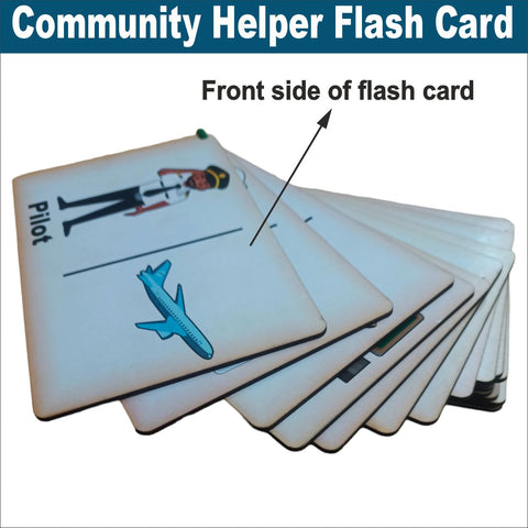 Wooden Flash Cards - Community Helper - EKW0271 – Extrokids