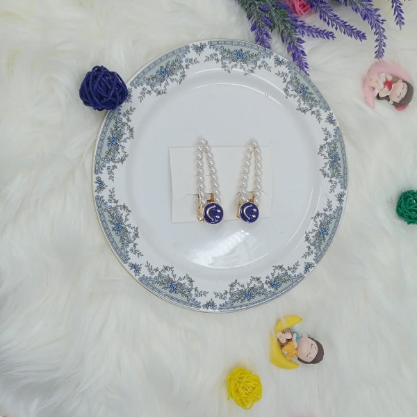 Smiley hair Clips - Purple - CTKA0079 – Extrokids