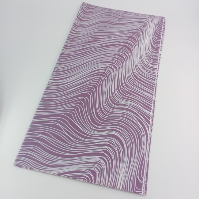 Plastic gift sheets - lavender with white curve- 22.5*22.5 in - 20 she ...