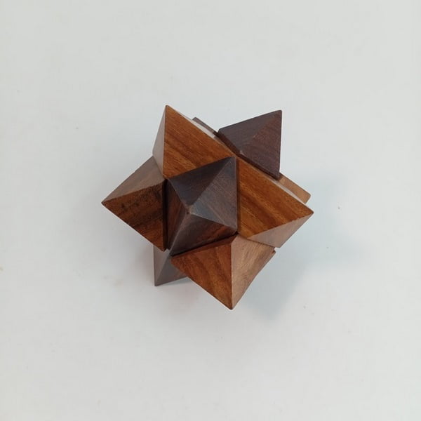star shape wooden puzzle - EKSD0247 – Extrokids