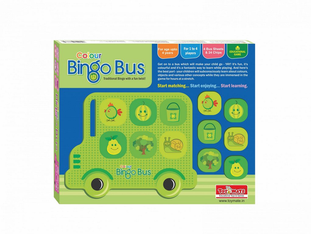 Extrokids CoComelon School Bus Bingo Game - EKT2045