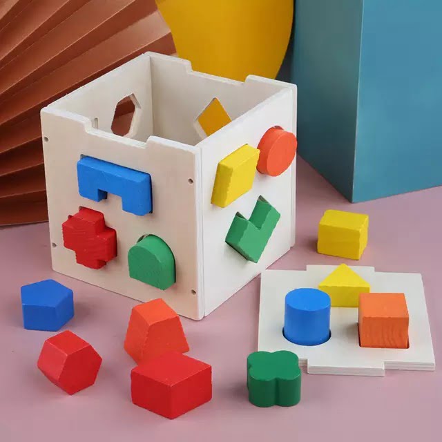 Wooden Shape Sorter Box – Extrokids