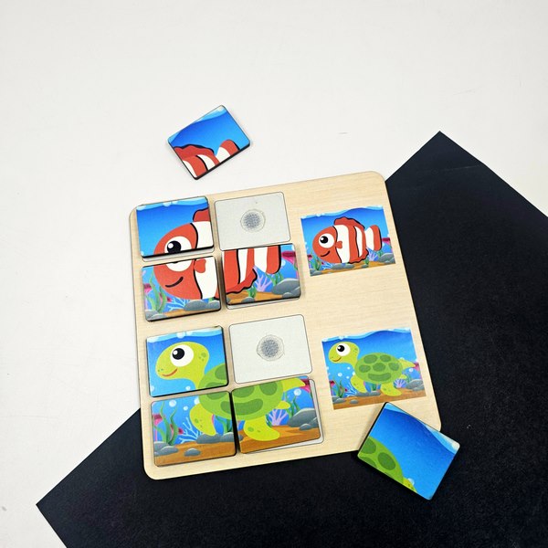 Extrokids Wooden Velcro Matching Puzzles - EKW0266