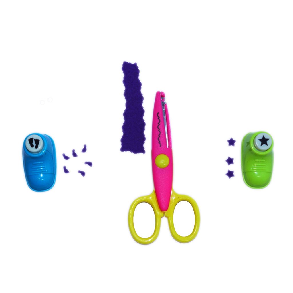 Punch & Scissor Set - 3 in 1 - EKC0026 – Extrokids