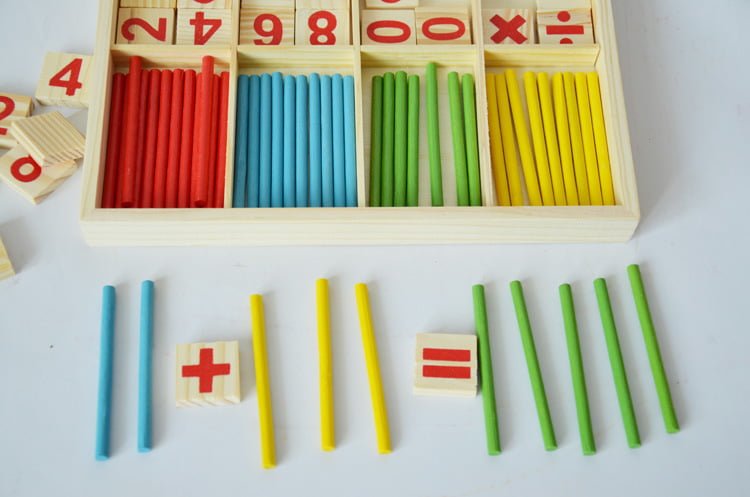 Wooden Math Stick Game | Counting & Early Math Skills for Kids – Extrokids