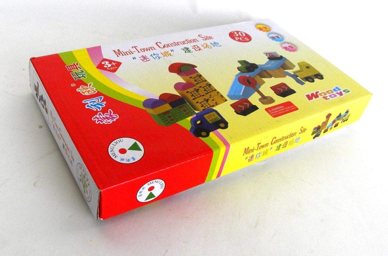 Wooden Mini Town Set - Construction - EKT0101 – Extrokids