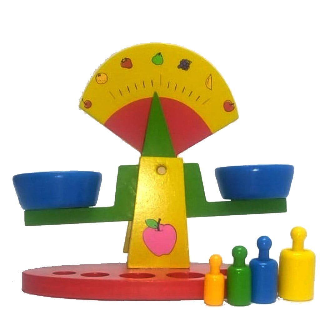 Wooden Weighing Scale For Kids - Small - EKT0091 – Extrokids